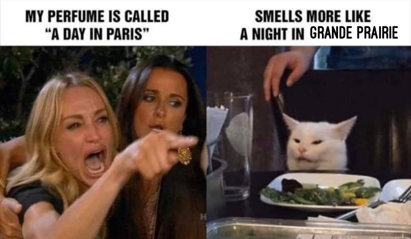 Alberta’s take on French perfume meme - Alberta Memes