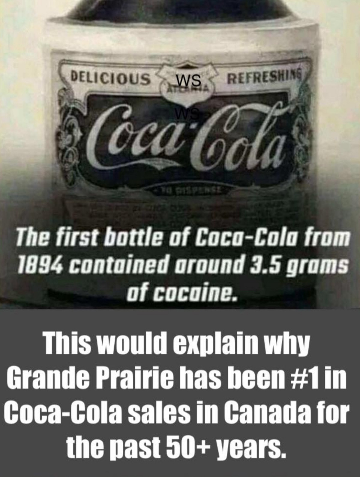 Why Grande Prairie Might Really Love Their Coke meme - Alberta Memes